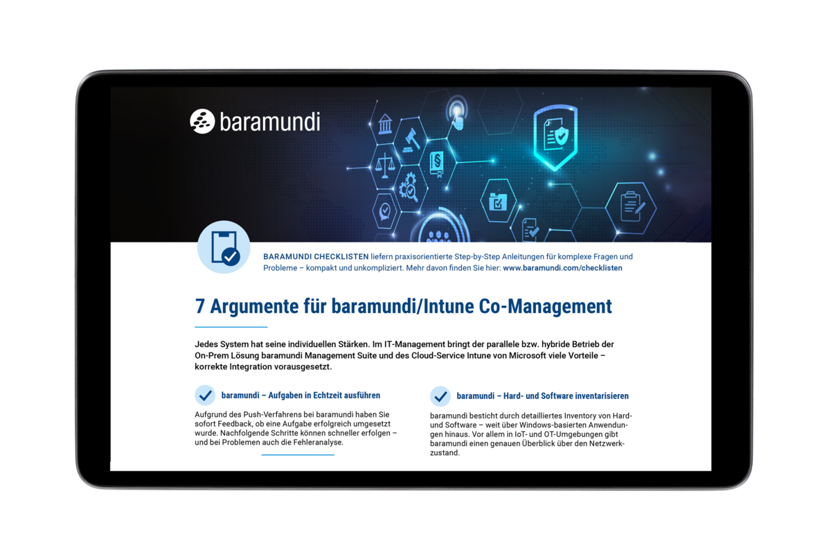 Whitepaper: Co-Management mit baramundi & Intune ｜ baramundi