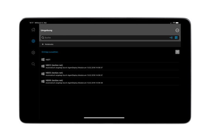 baramundi Kiosk, Management Center and bCenter App ｜ baramundi